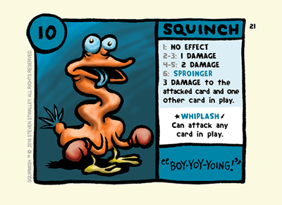 Meet the Squirmish™ Cards | Card #21: Squinch – SQUIRMISH™